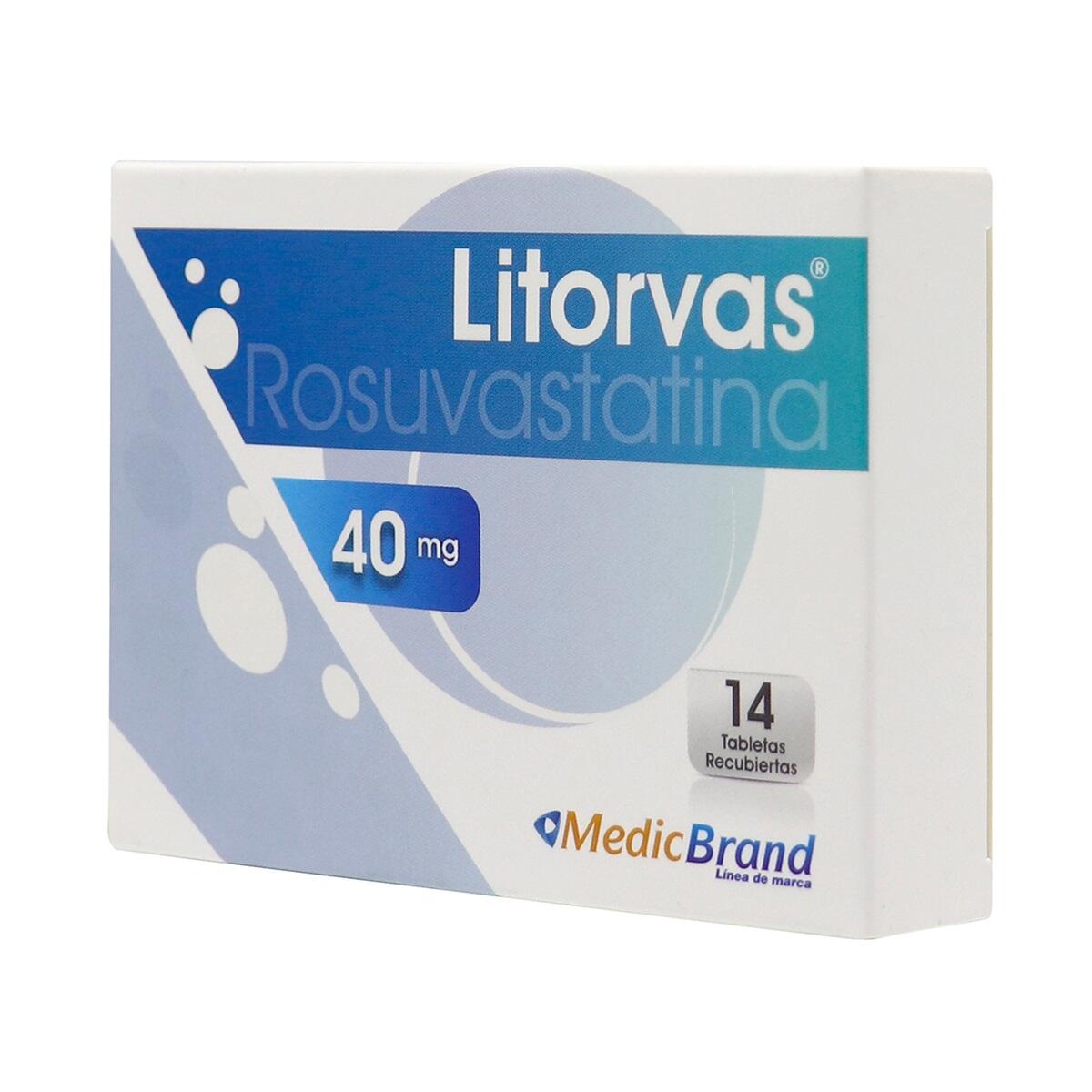 LITORVAS 40 MG CAJA X 14 TABL