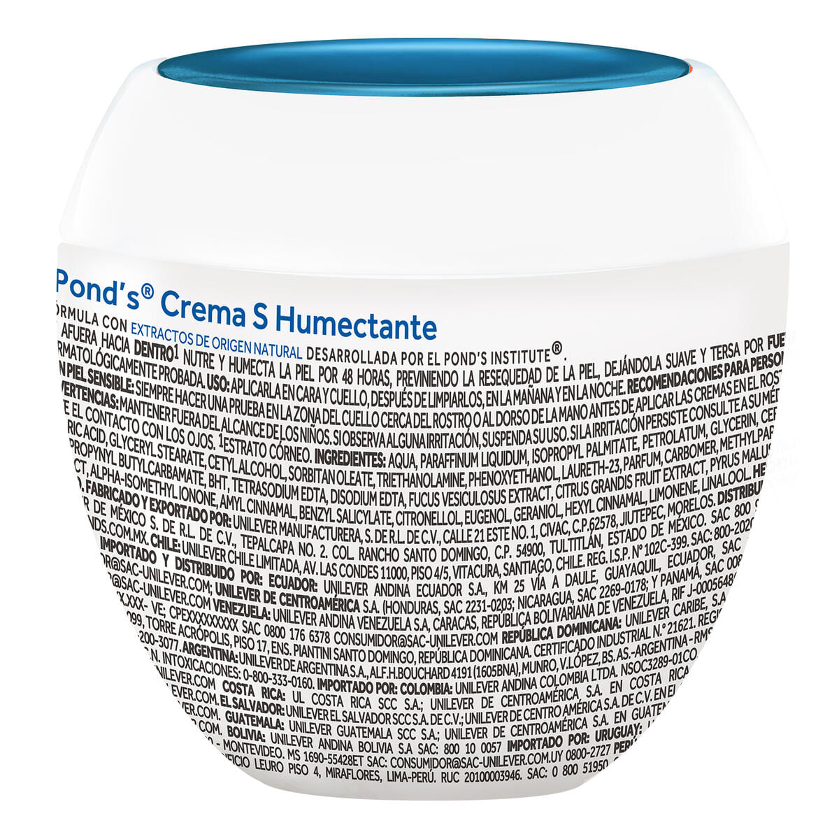 CREMA PONDS S NUTRITIVA FRASCO X 50 GR