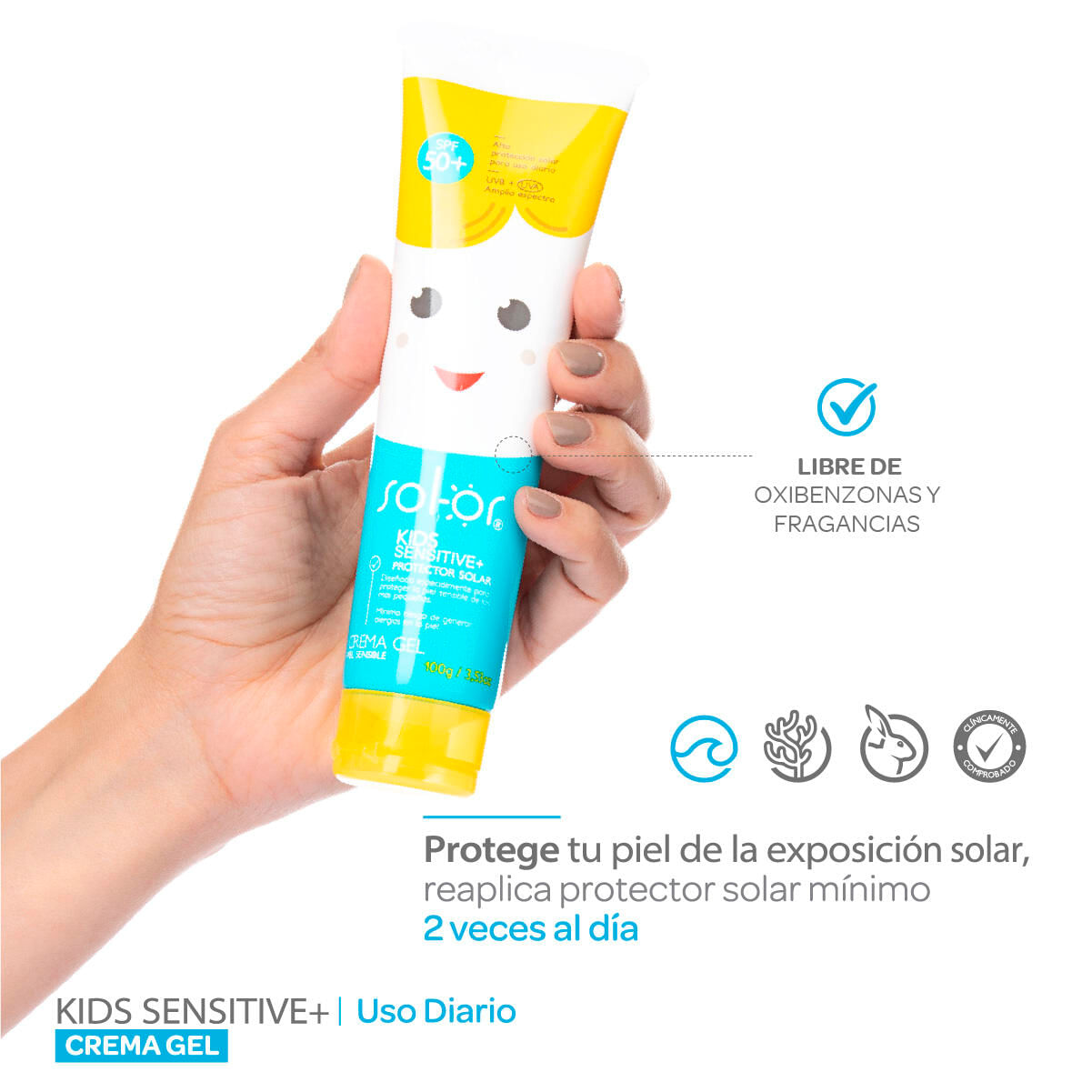 SOL-OR INFANTIL FPS 50+ TUBO X 100 GR