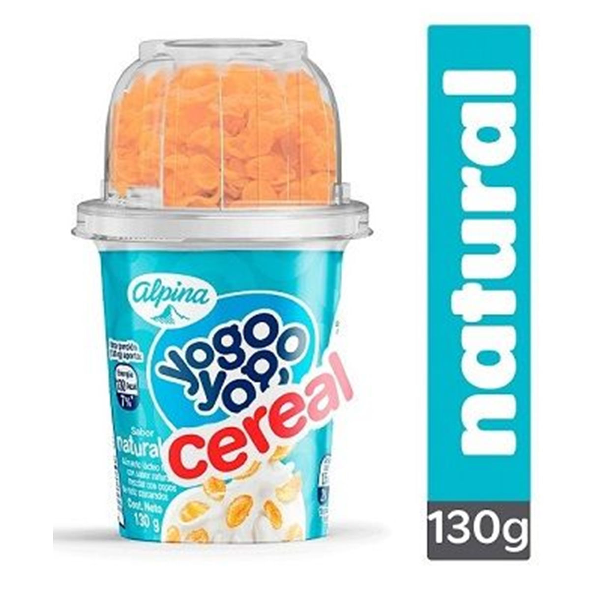 Yogurt Yogo Yogo Cereal Natural X 130 Gr