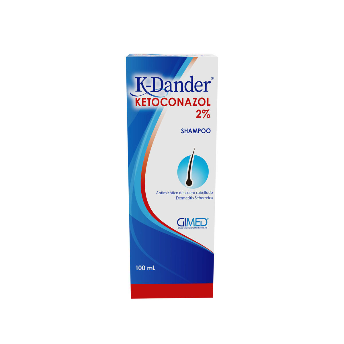 K-dander Ketoconazol 2 % Shampoo X 100 Ml