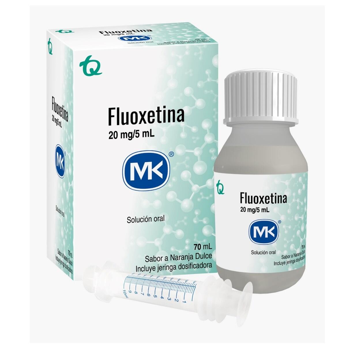 Fluoxetina 20 Mg/5ml Solucion Oral X 70 Ml
