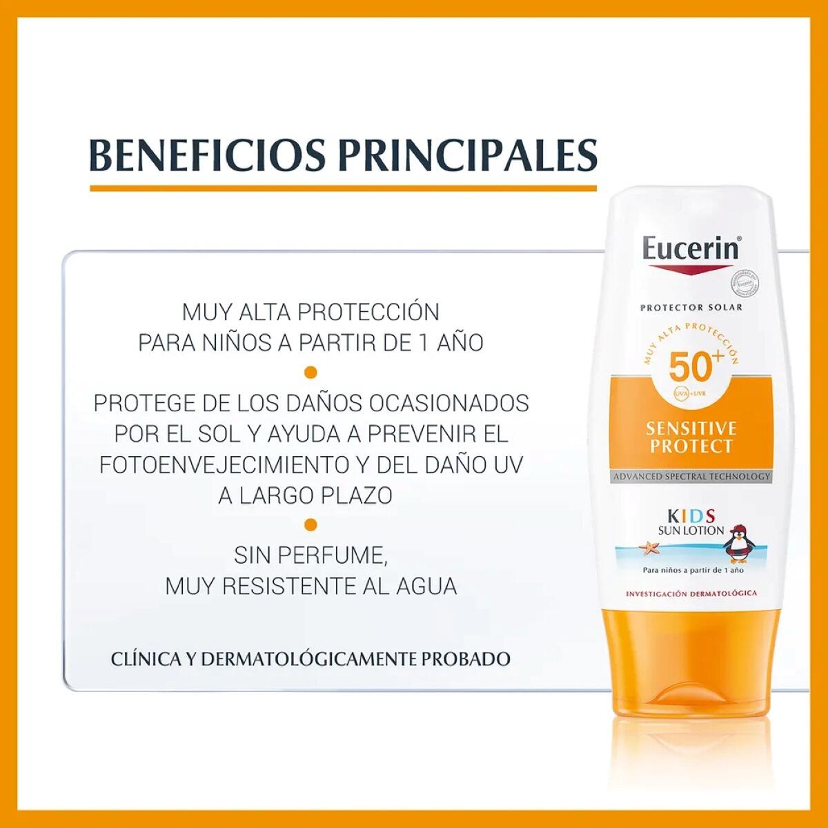 Protector Solar Eucerin Corporal Ninos Sun Kids Fps 50+ X 150 Ml