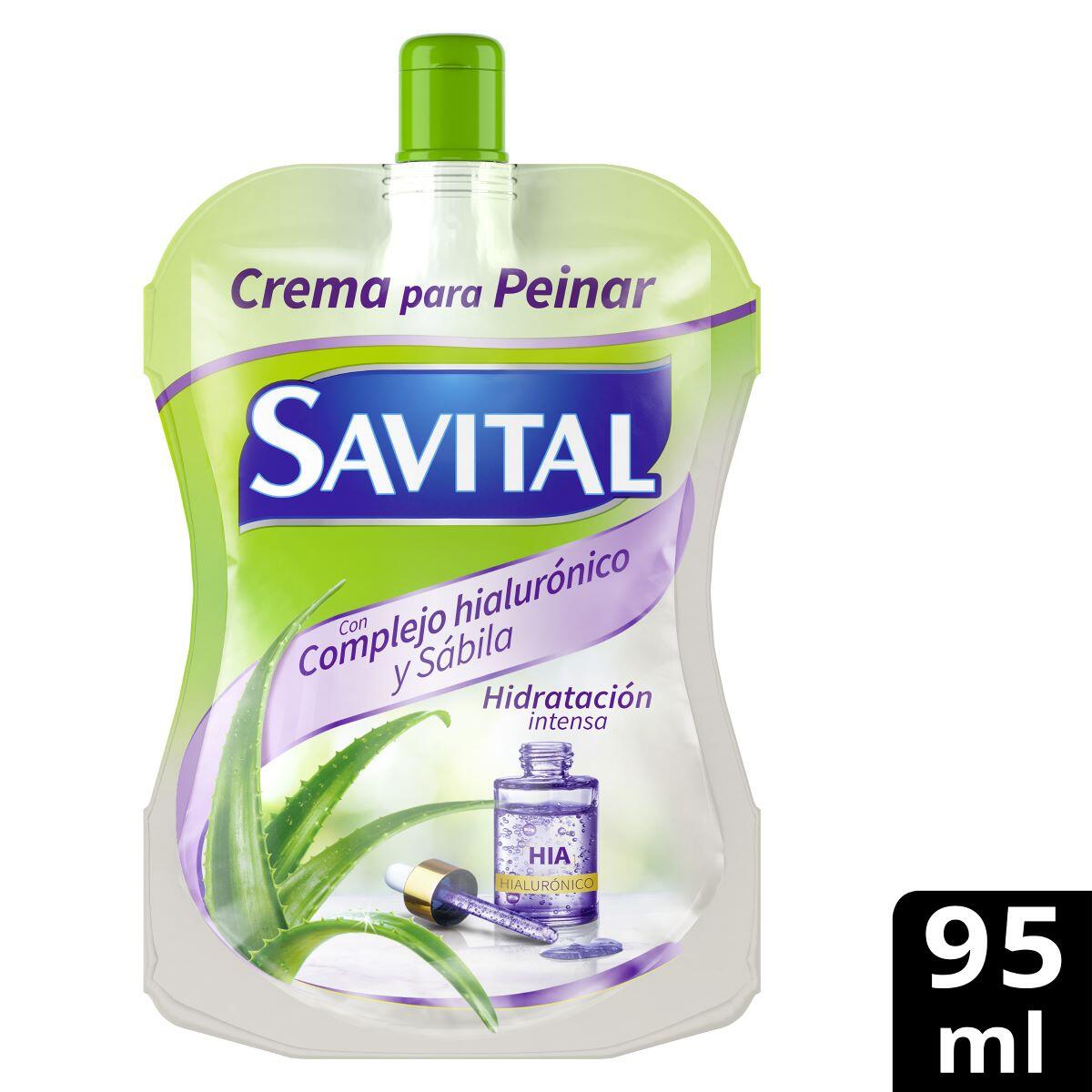 Crema Peinar Savital Hialuronico Doypack X 95 Ml