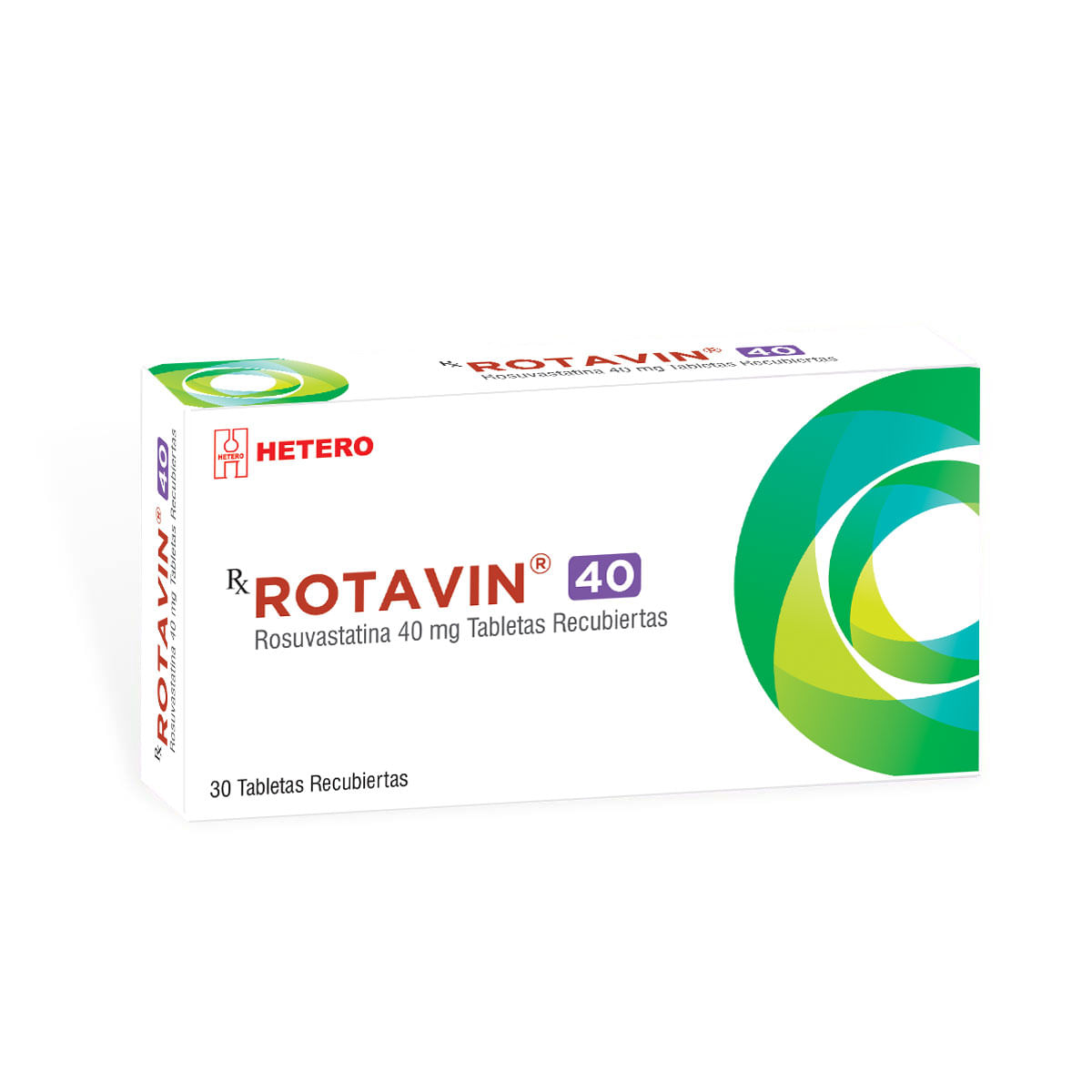Rotavin Rosuvastatina 40 Mg X 30 Tabl - TuDrogueríaVirtual.com