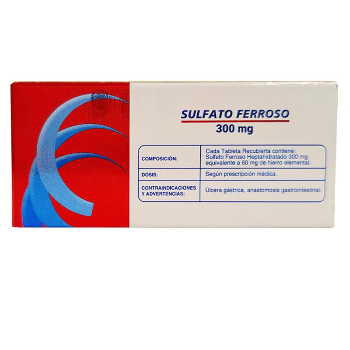 Sulfato Ferroso 300 Mg X 20 Tab