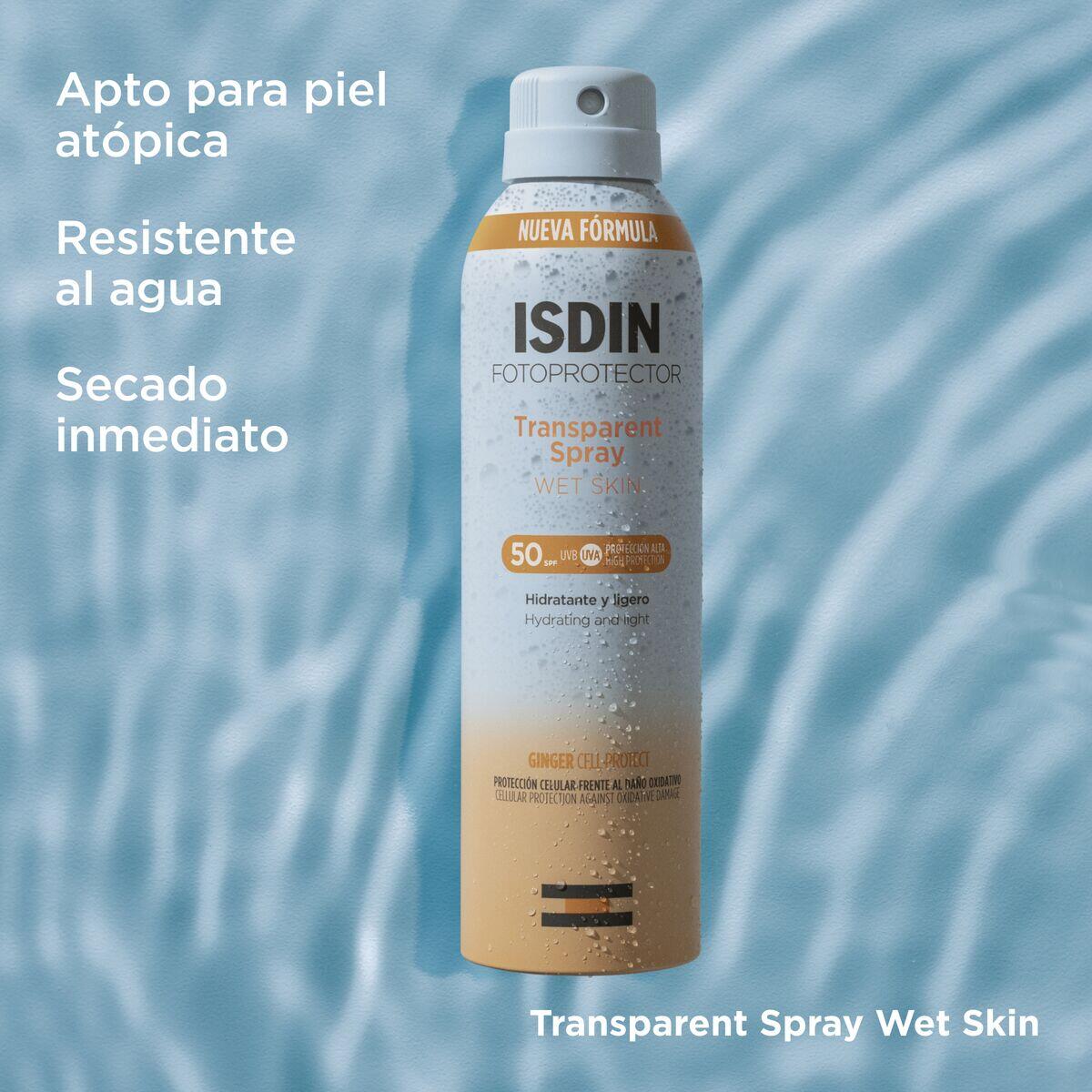 Fotoprotector Isdin Transparent Spray Wet Skin Spf 50 X 250 Ml