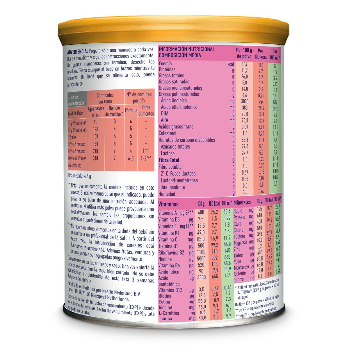 Formula Infantil Althera Lata X 400 Gr