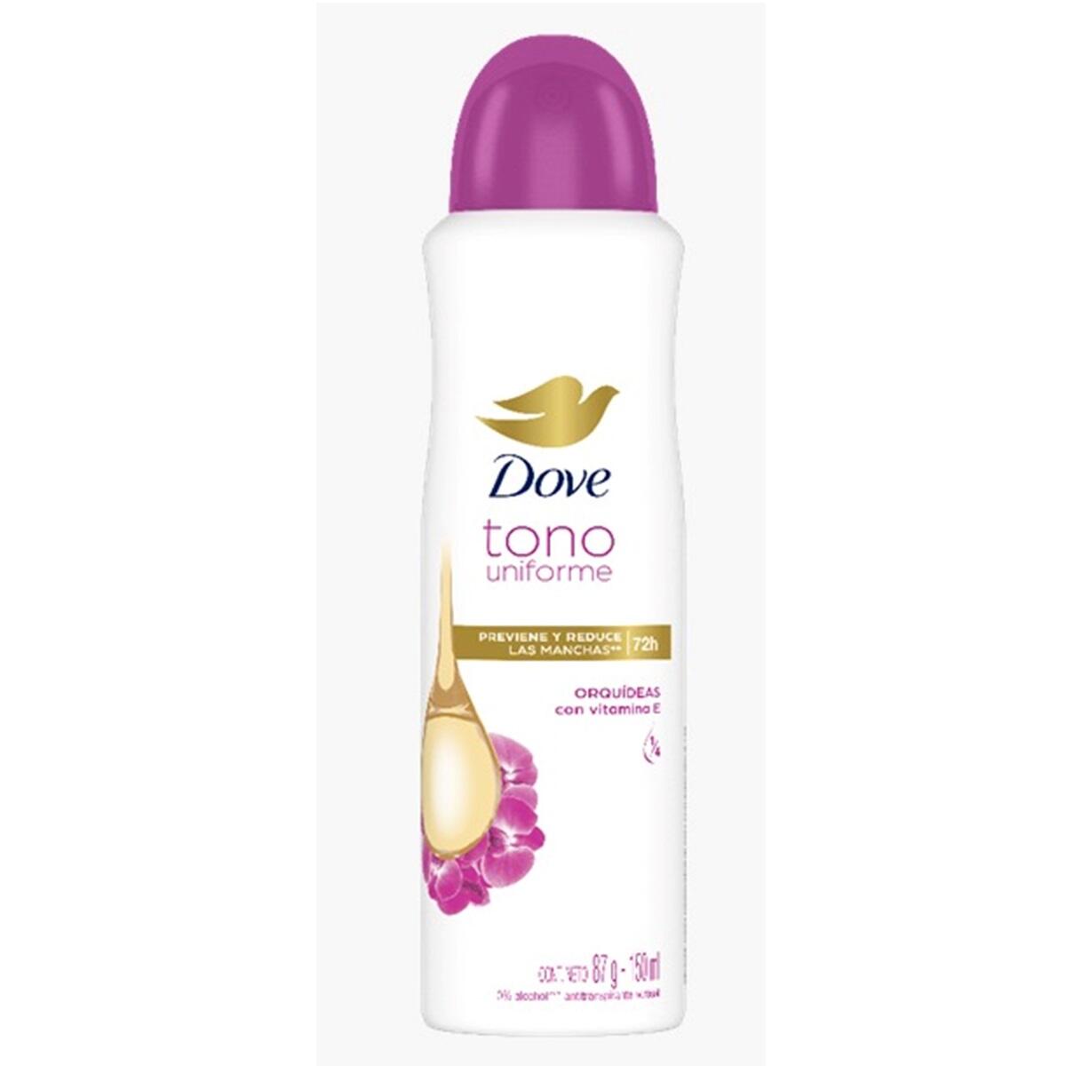 Antitranspirante Dove Aerosol Tono Uniforme X 150 Ml