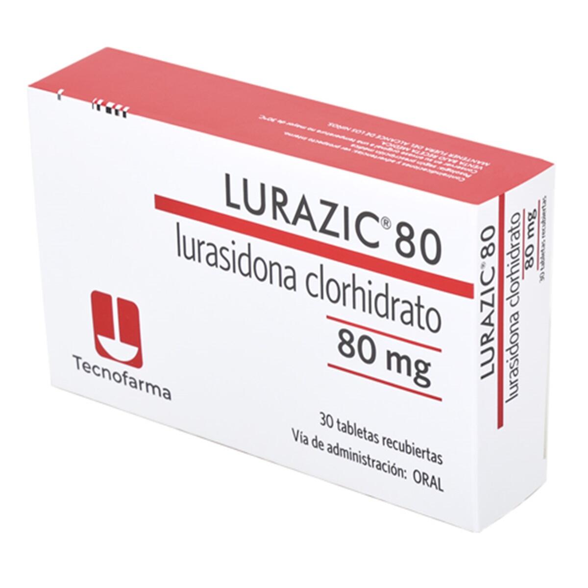 Lurazic Lurasidona 80 Mg X 30 Tabl