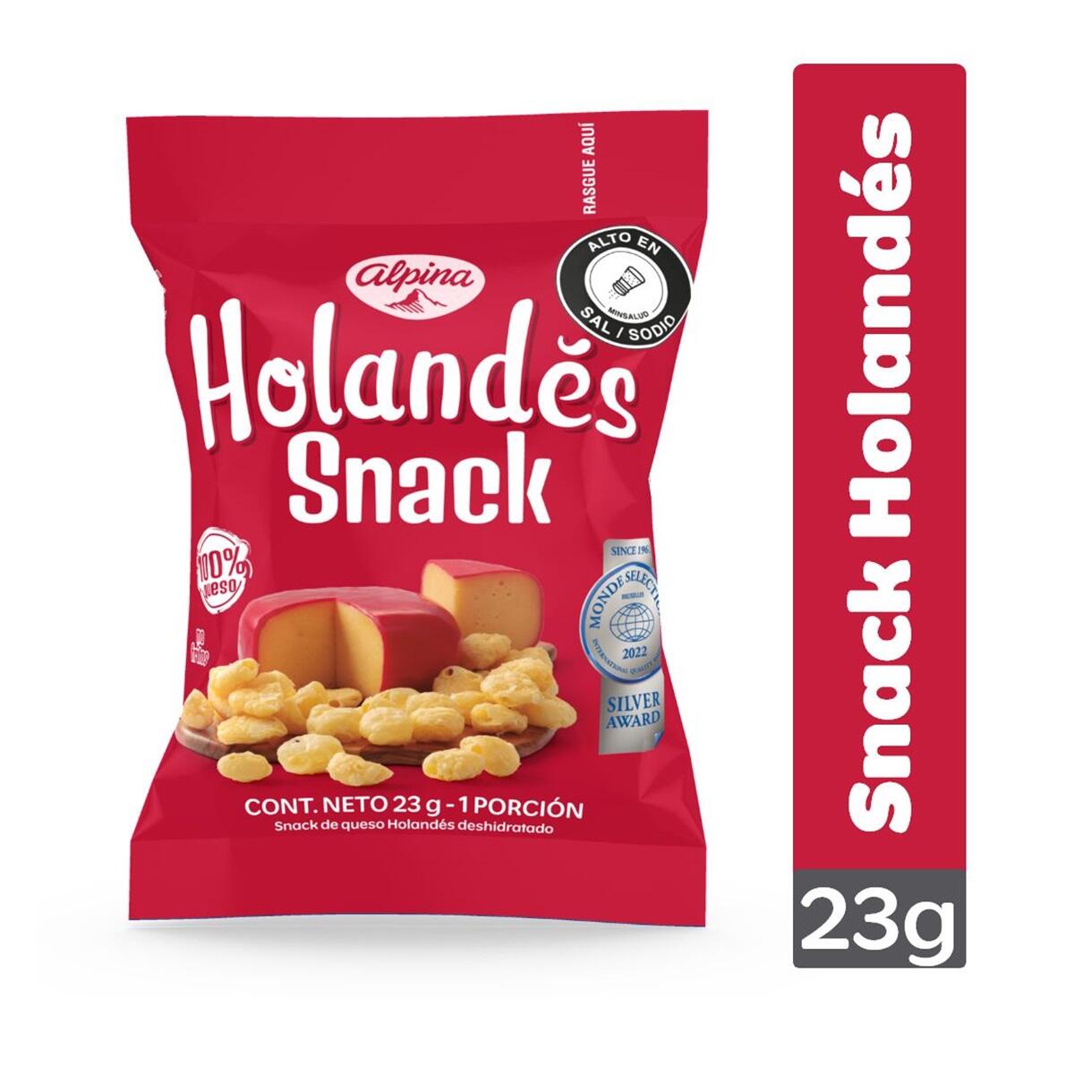 Snack Queso Holandes Alpina X 23 Gr