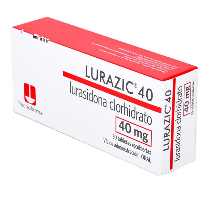 Lurazic Lurasidona 40 Mg X 30 Tabl