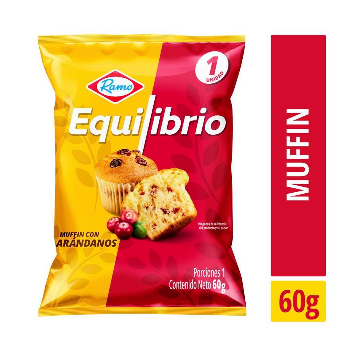 Muffin Ramo Equilibrio Con Arandanos X 60 Gr