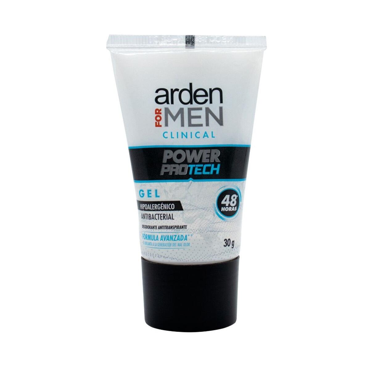 Desodorante Arden For Men Gel Clinical X 30 Gr - TuDrogueríaVirtual.com