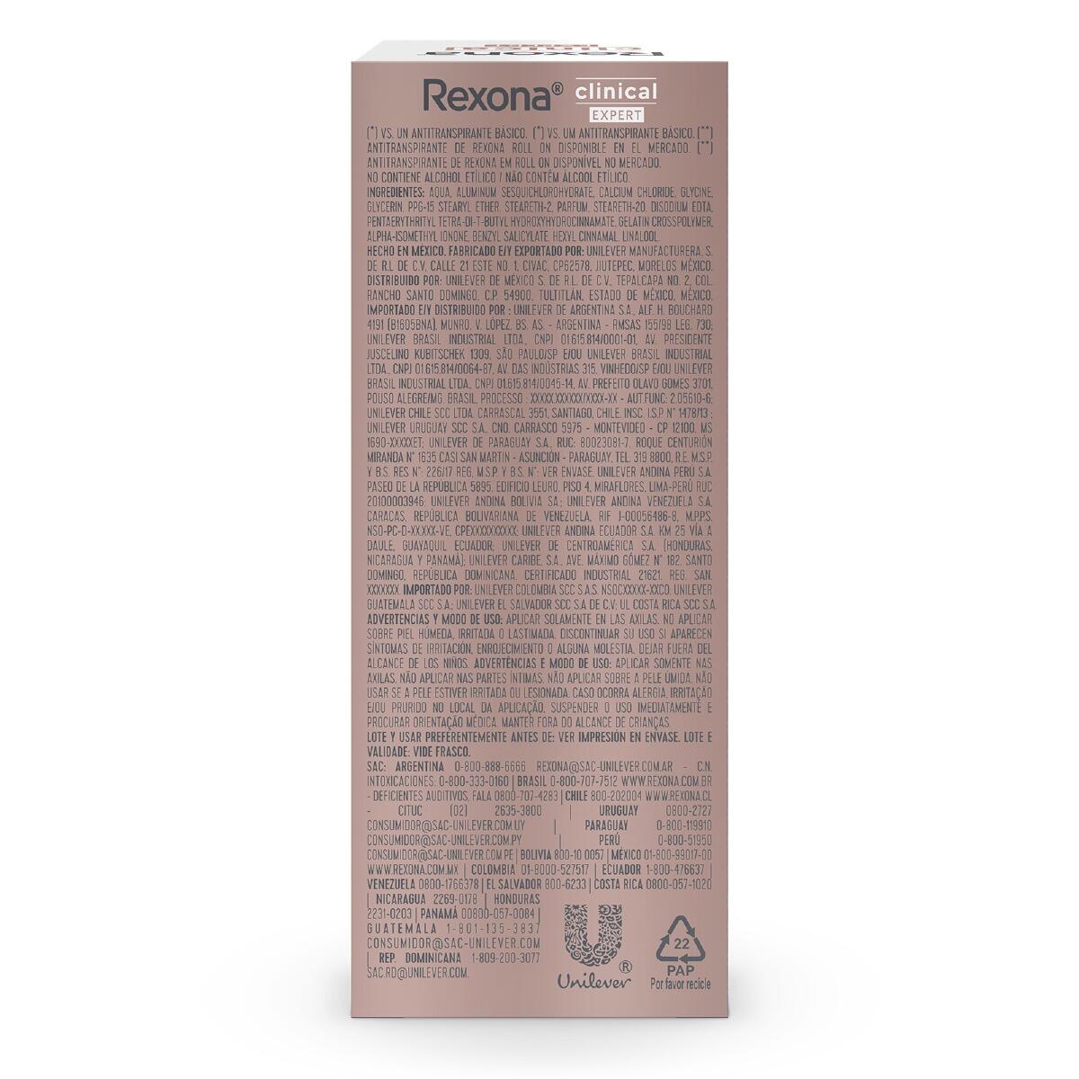 Desodorante Rexona Rollon Women Clinical Expert X 50 Ml