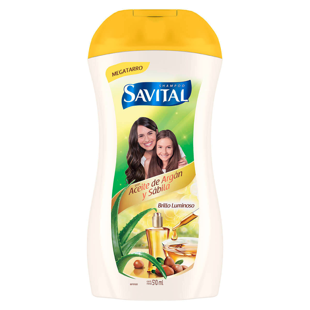 Shampoo Savital Aceite De Argan Y Sabila X 510 Ml - TuDrogueríaVirtual.com