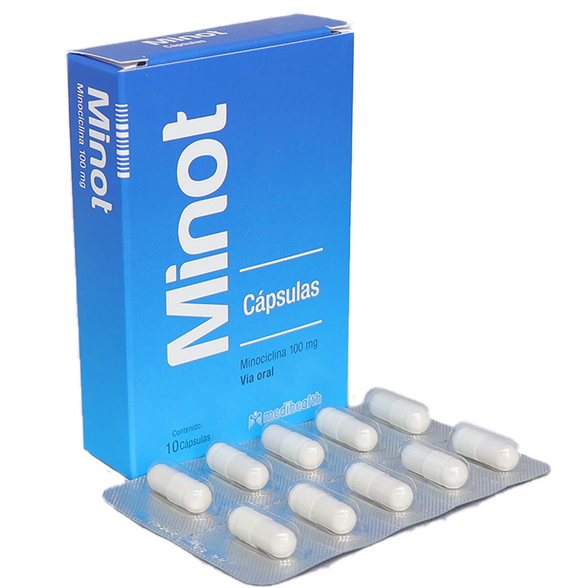 MINOT 100 MG CAJA X 10 CAP