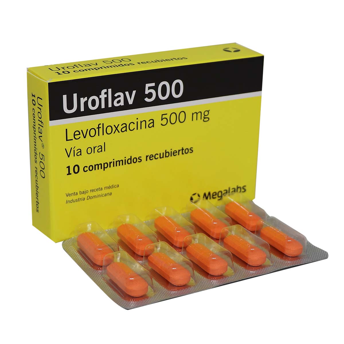 UROFLAV 500 MG CAJA X 10 TABL
