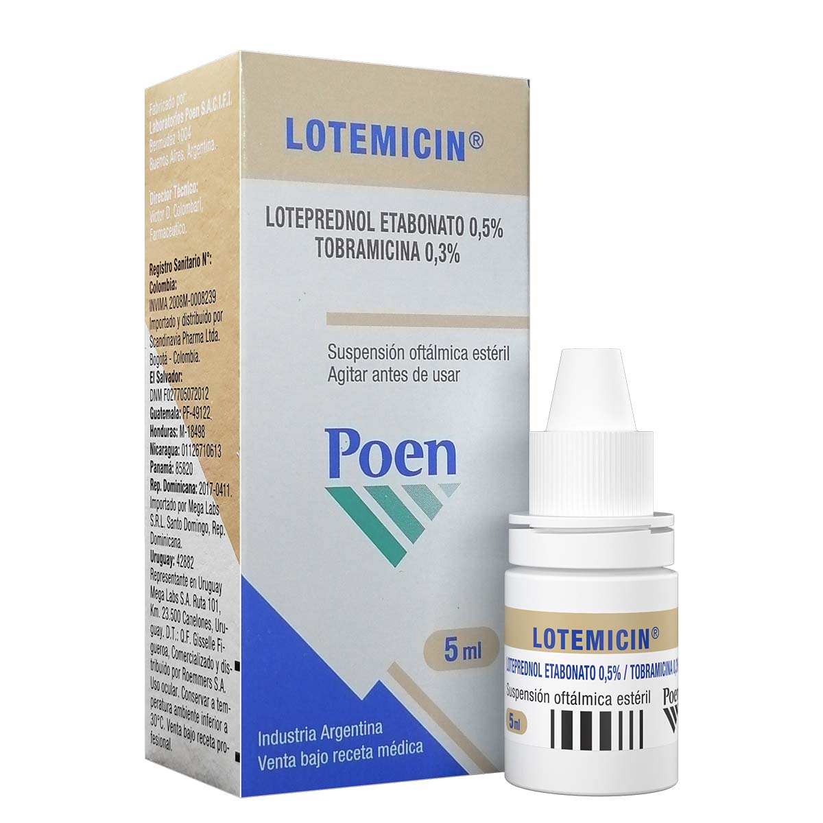 LOTEMICIN SOLUCION OFTAL FRASCO X 5 ML