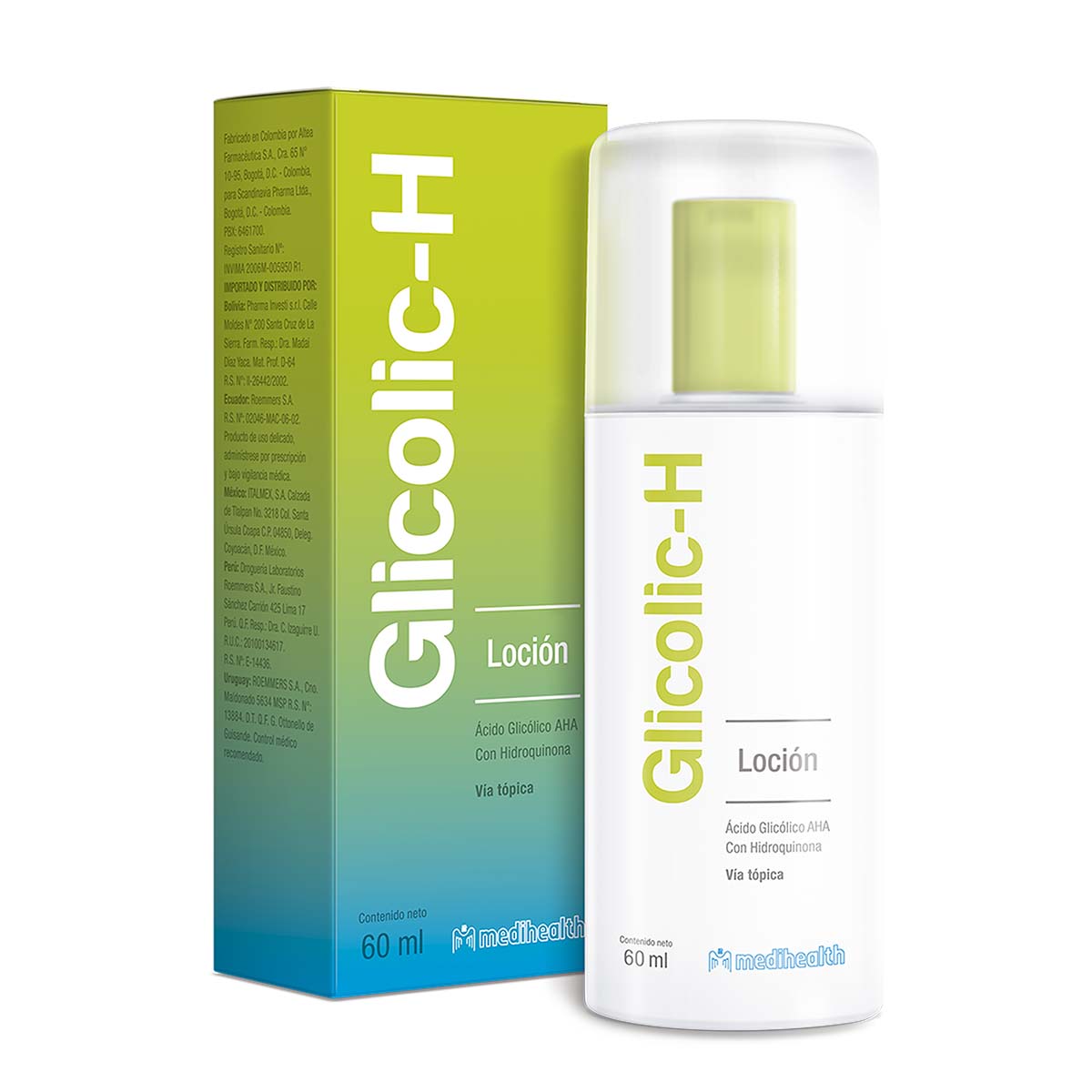 GLICOLIC H LOCION FRASCO X 60 ML