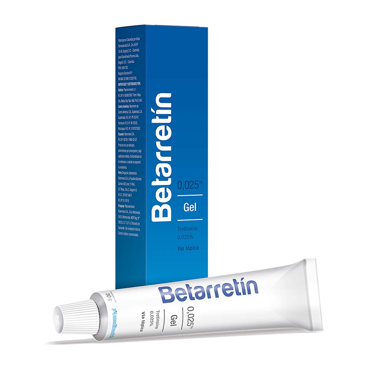 BETARRETIN GEL 0.025% TUBO X 30 GR