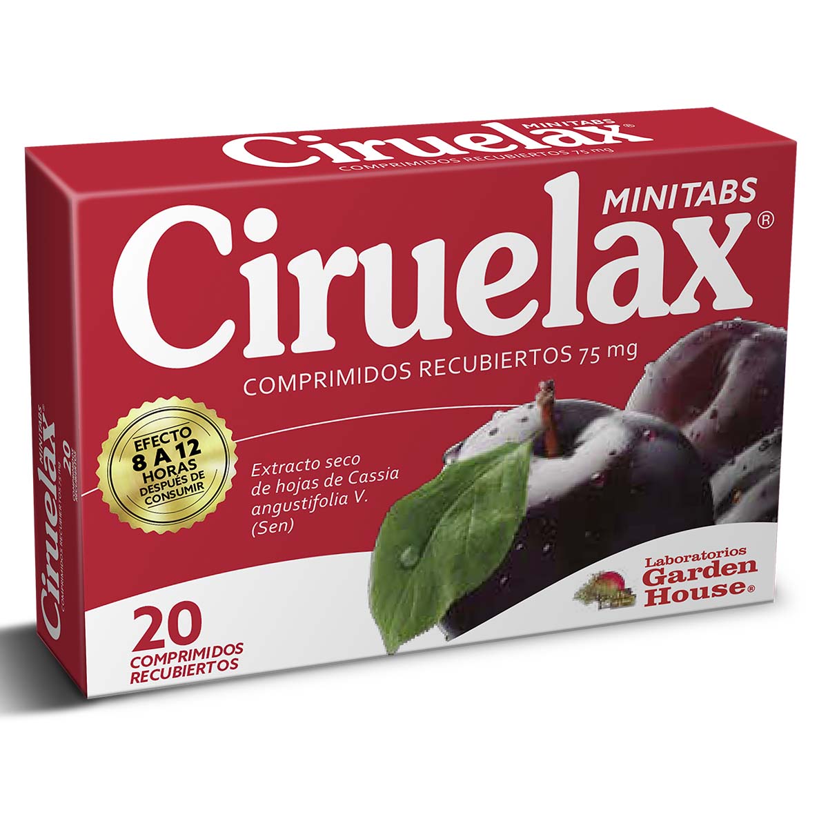 CIRUELAX MINITABS CAJA X 20 COMP