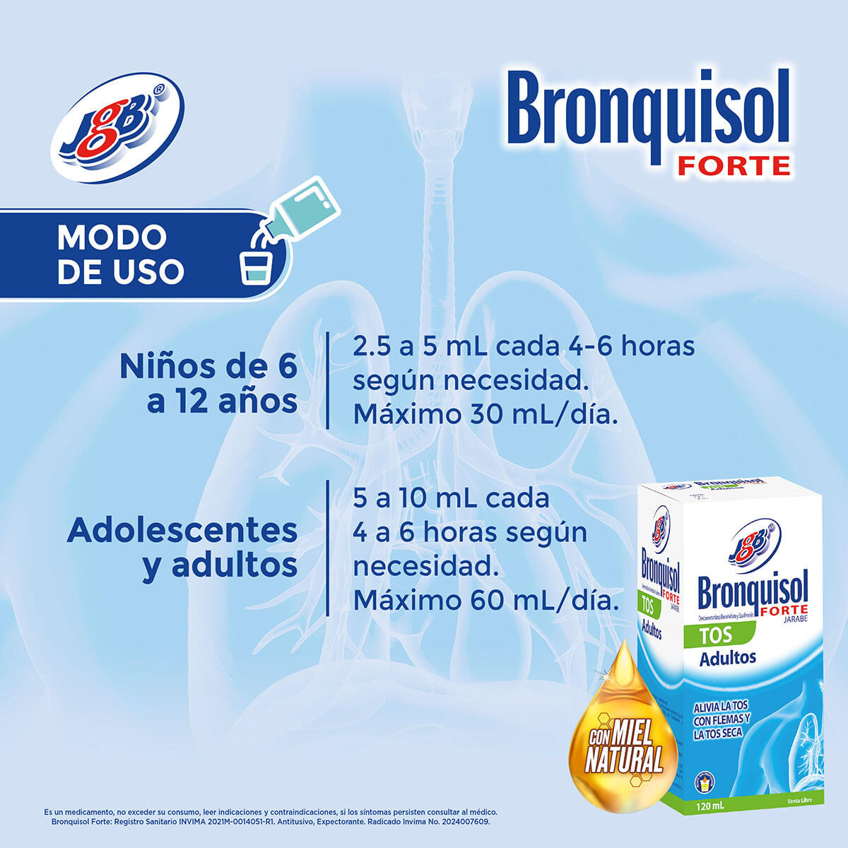 BRONQUISOL TOS SECA ADULTO X 120 ML