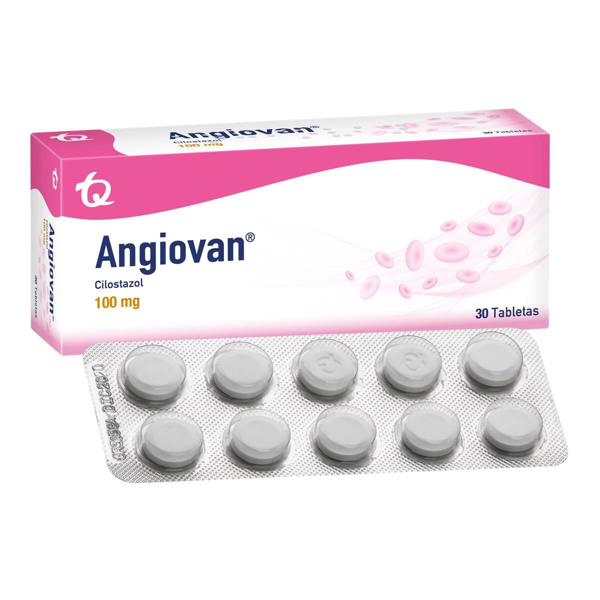 Angiovan Cilostazol 100 Mg X 30 Tabl - TuDrogueríaVirtual.com