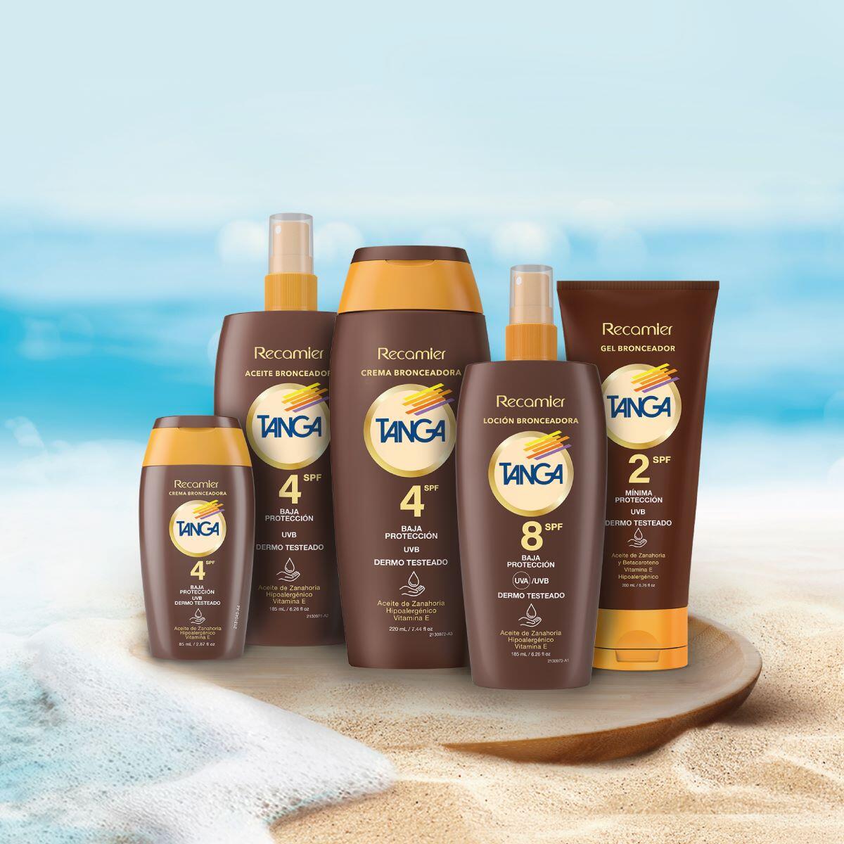 Bronceador Tanga Spf 4 Crema X 85 Ml