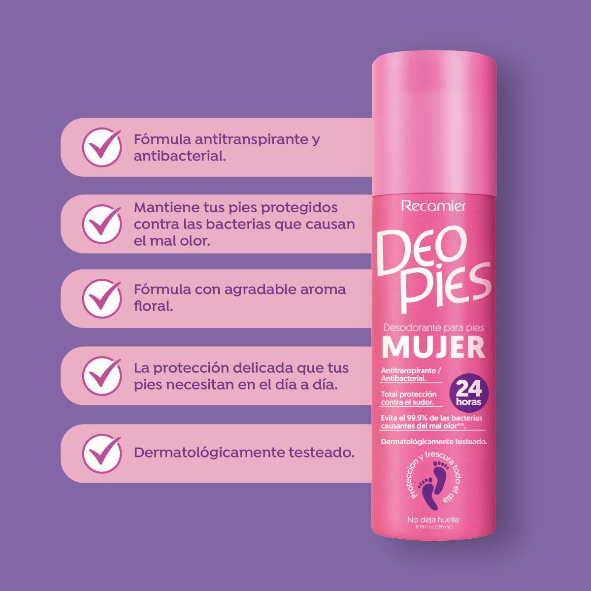 Deo Pies Spray Mujer X 260 Ml