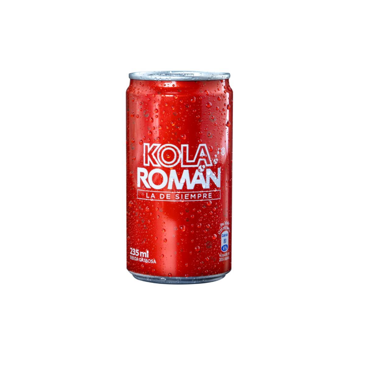 GASEOSA KOLA ROMAN MINI LATA X 237 ML