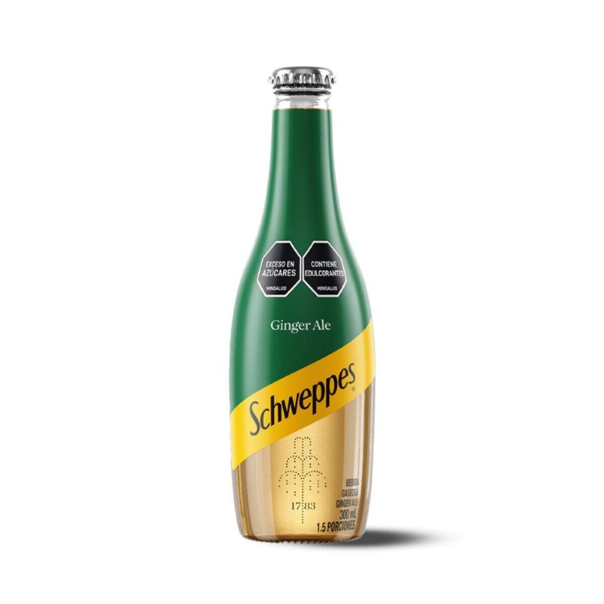 SODA SCHWEPPES GINGER BOTELLA X 300 ML