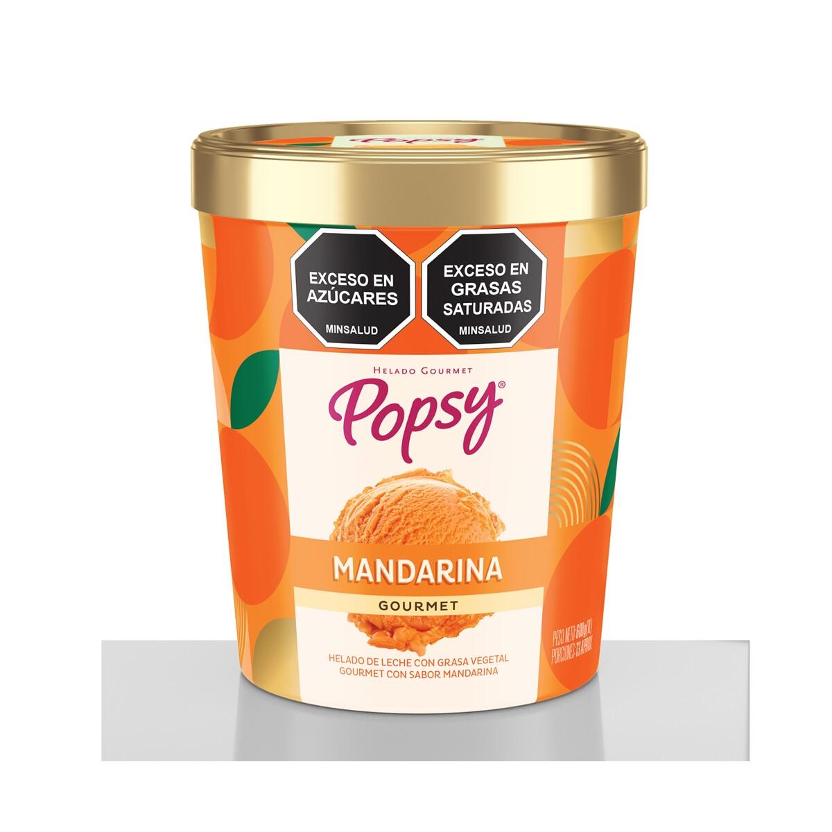 Popsy Helado Mandarina Gourmet X 1 Lt