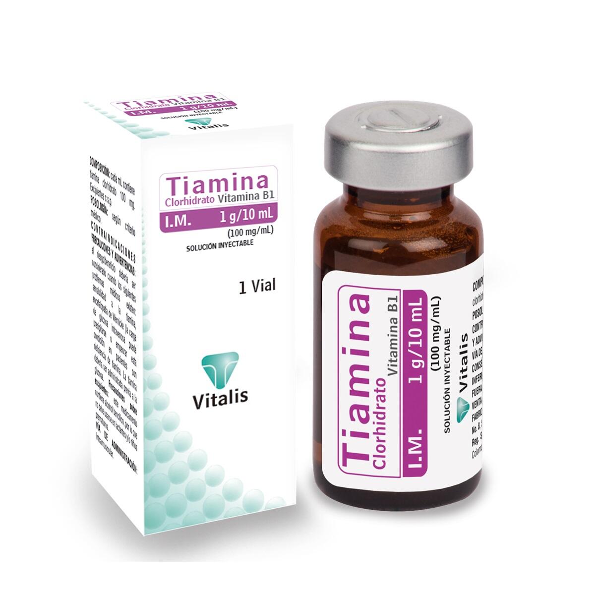 Tiamina 1 Gr Amp X 10 Ml - TuDrogueríaVirtual.com