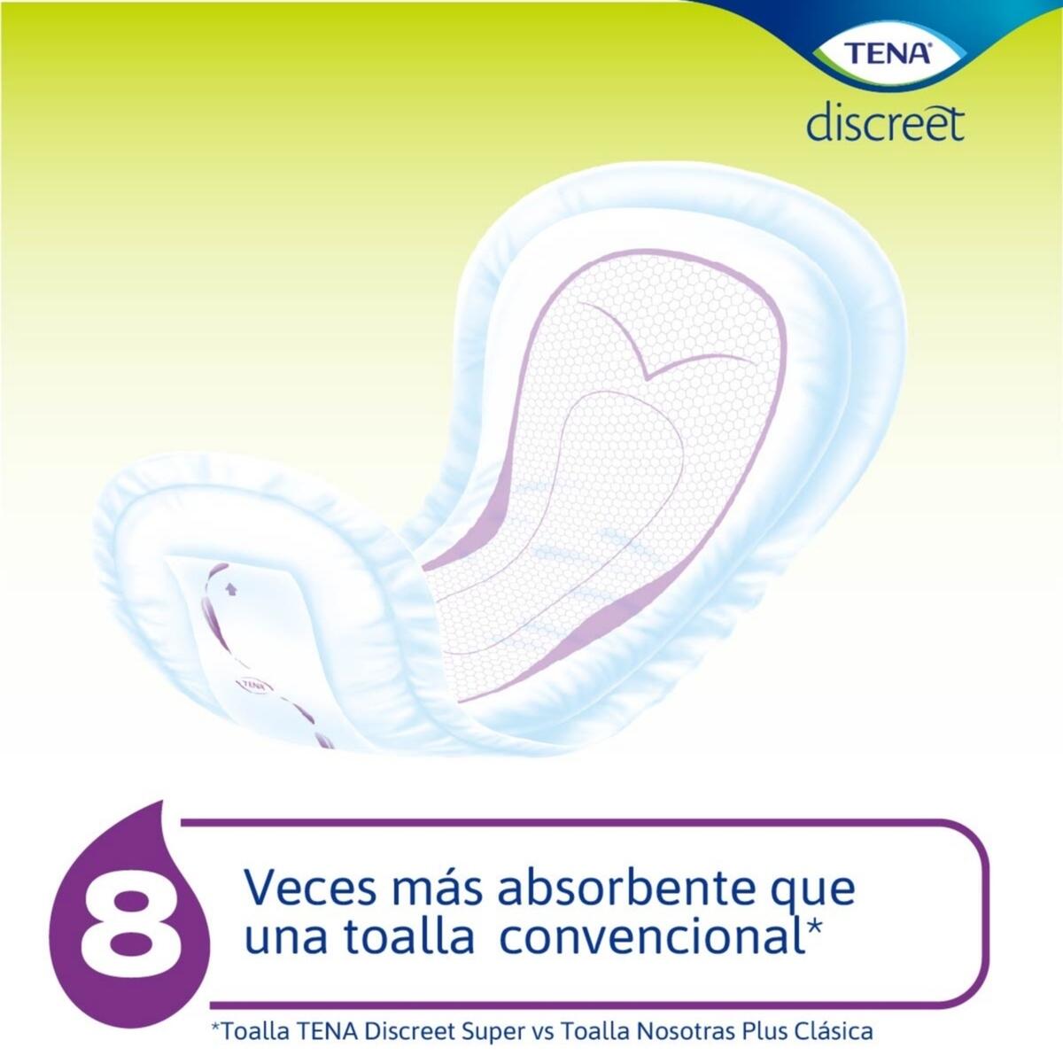 Tena Toalla Discreet Super X 30 Und