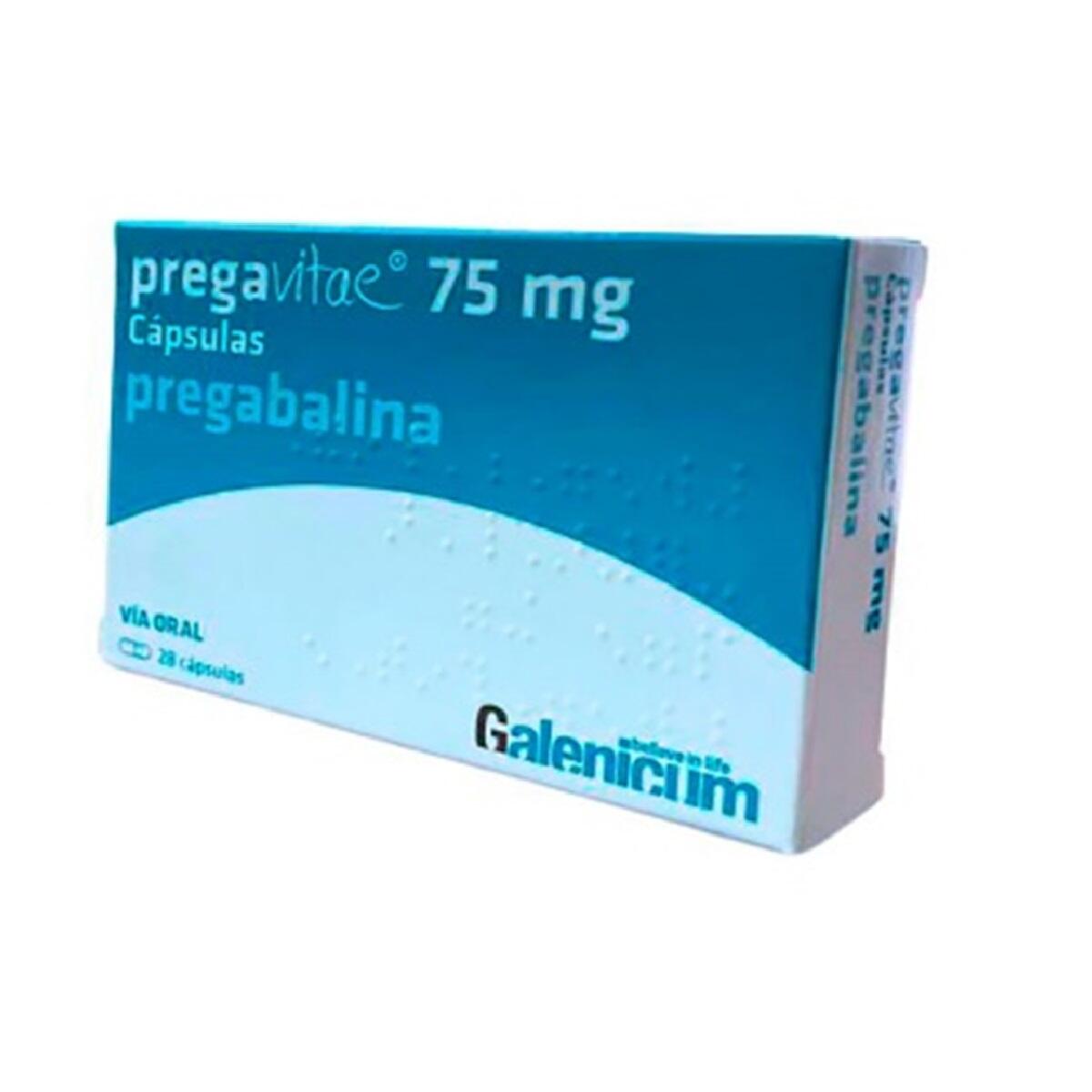 Pregavitae Pregabalina 75 Mg X 28 Caps