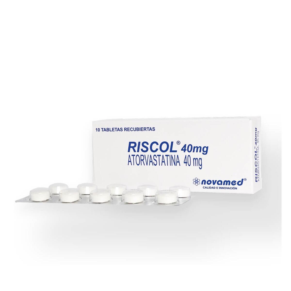 Riscol Atorvastatina 40 Mg X 10 Tabl