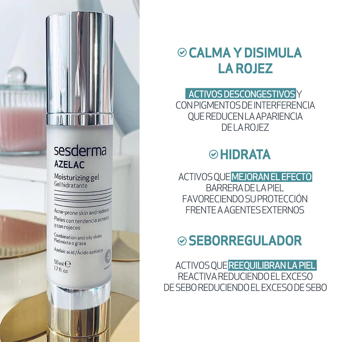 Azelac Gel Hidratante X 50 Ml