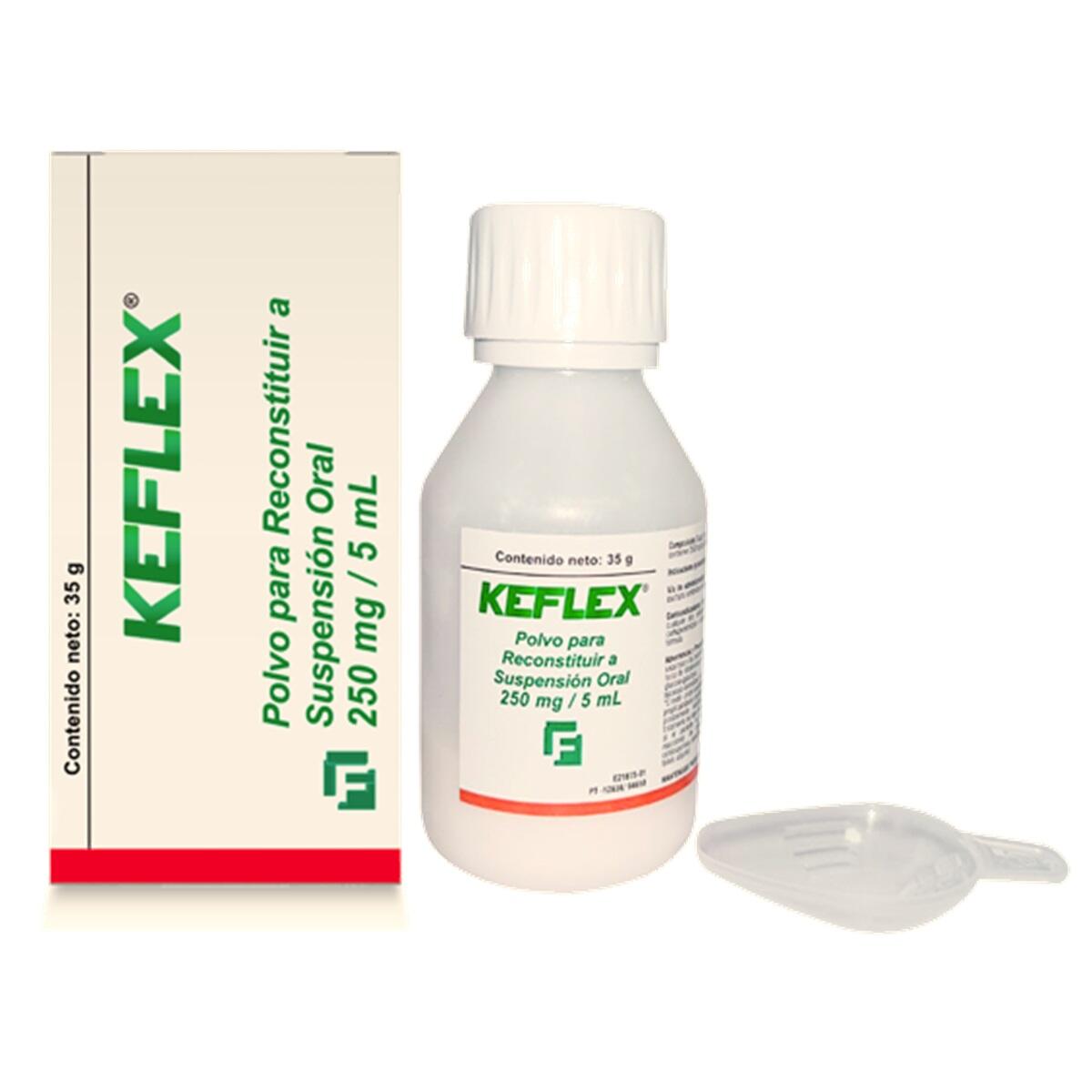 Keflex Cefalexina 250 Mg/5 Ml Polvo Para Preparar X 35 Gr