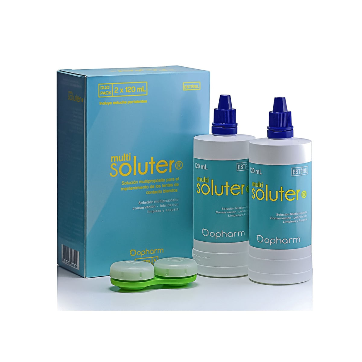 Multi Soluter Solucion Para Lente De Contacto X 120 Ml X 2 Und