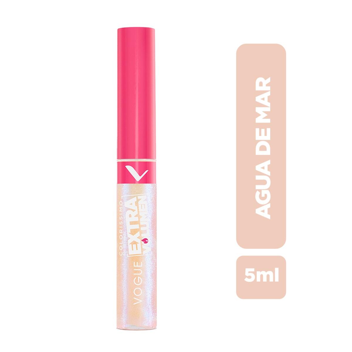 Labial Liquido Vogue Colorissimo Extra Volumen Agua De Mar X 5 Ml