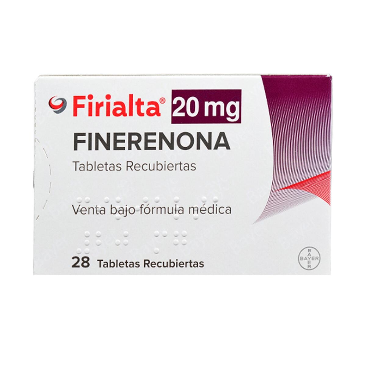 Firialta Finerenona 20 Mg X 28 Tabl - TuDrogueríaVirtual.com