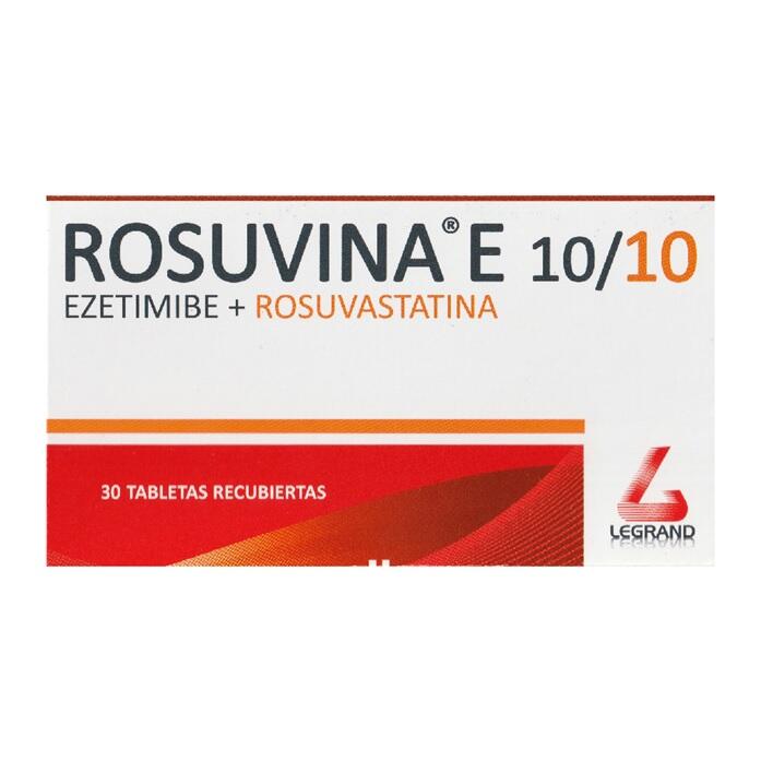 Rosuvina E Ezetimiba/rosuvastatina 10/10 Mg X 30 Tabl