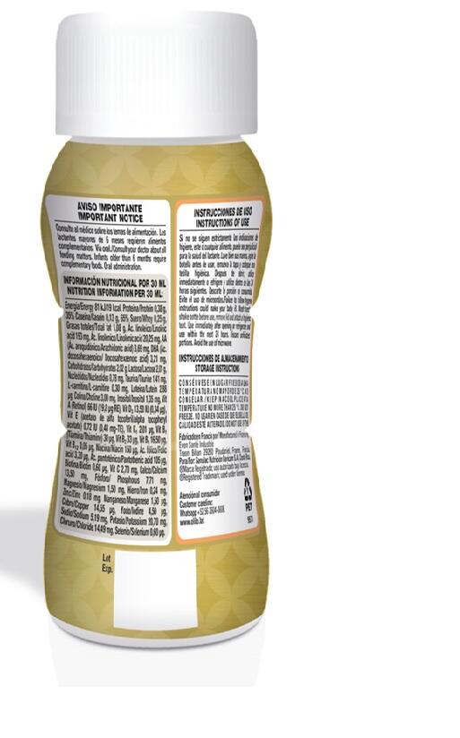 Formula Infantil Alula Gold Rtf 1 Liquido X 70 Ml