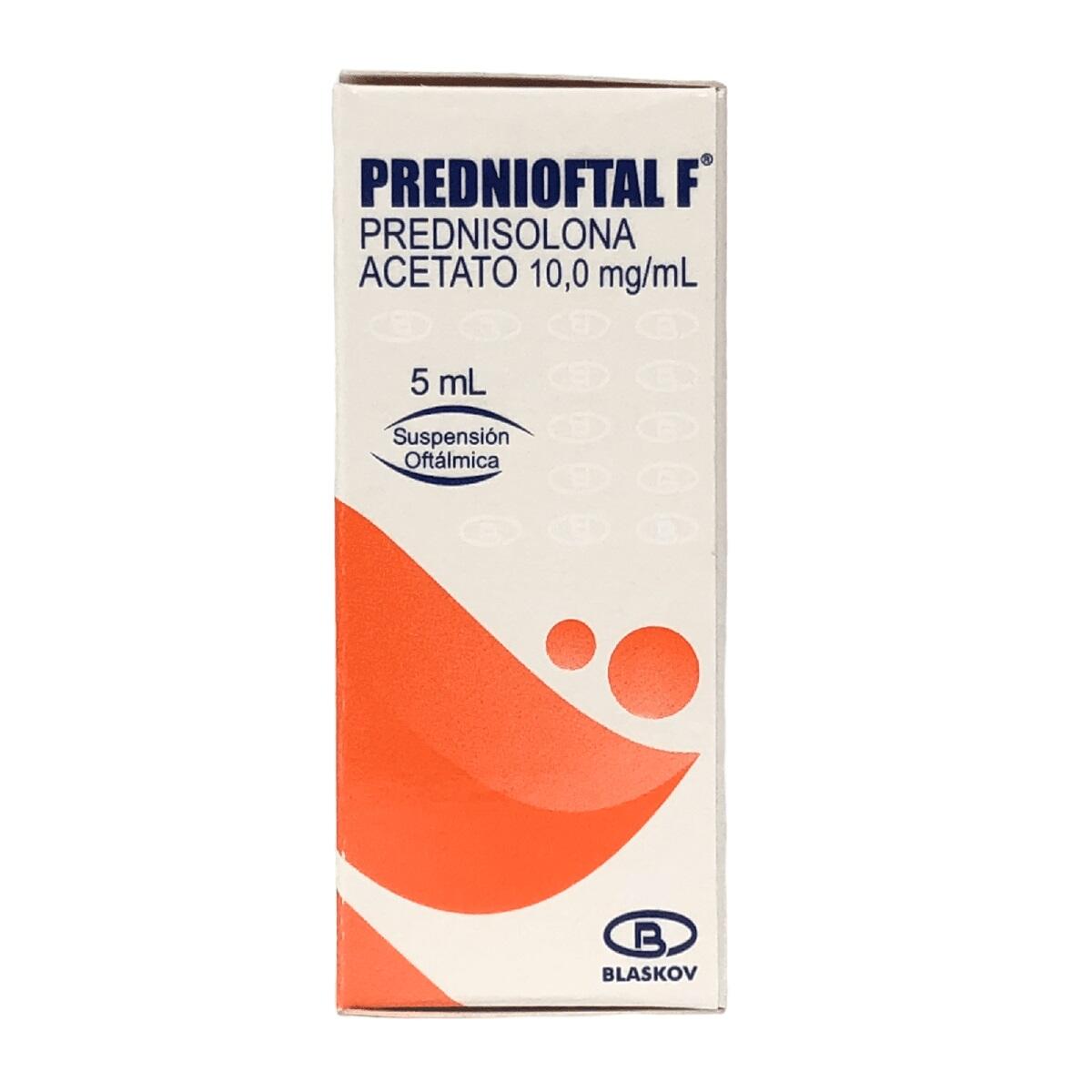 Prednioftal F Prednisolona 10.0 Mg/ml Oftalmico X 5 Ml ...