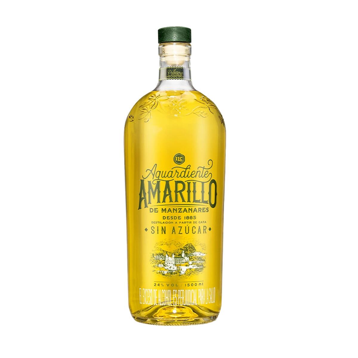Aguardiente Amarillo De Manzanares Botella X 1500 Ml