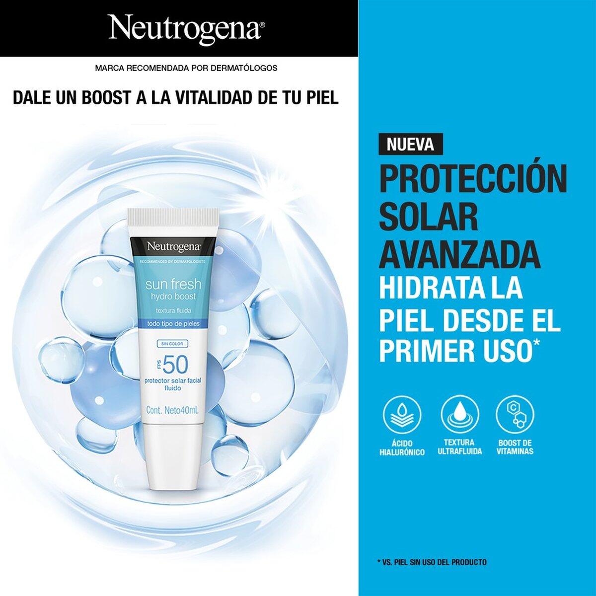 Protector Solar Facial Neutrogena Sun Fresh Fps 50 X 40 Ml ...