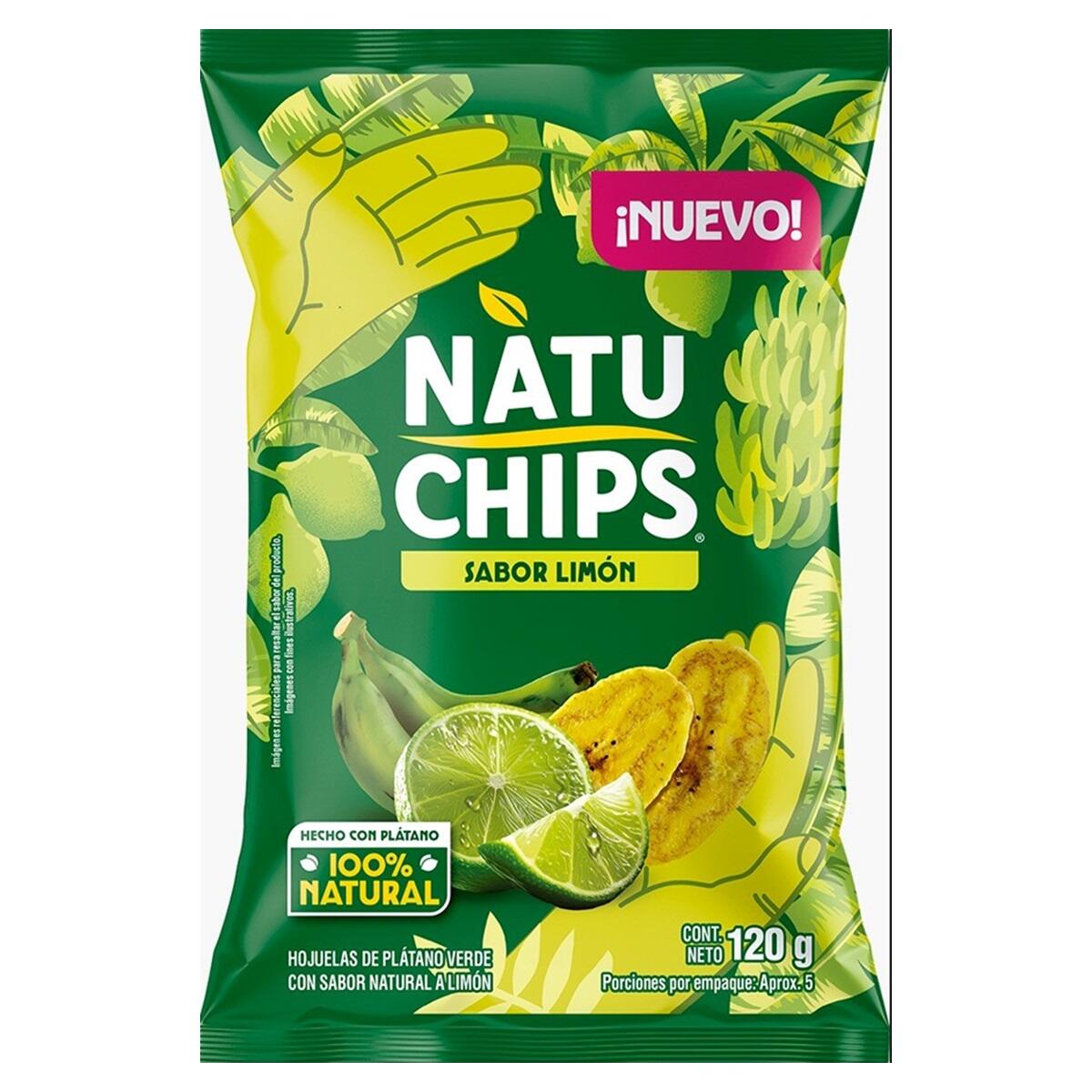 Natuchips Sabor Limon X 120 Gr