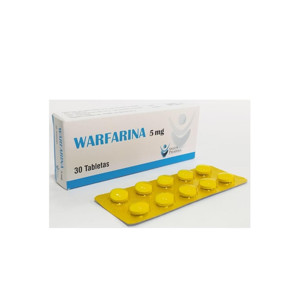 Warfarina 5 Mg X 30 Tabl