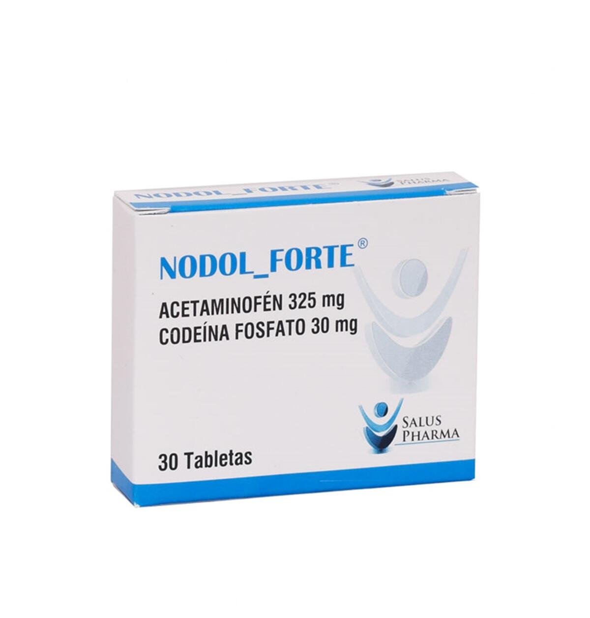 Nodol Forte Acetaminofencodeina 32530 Mg X 30 Tabl